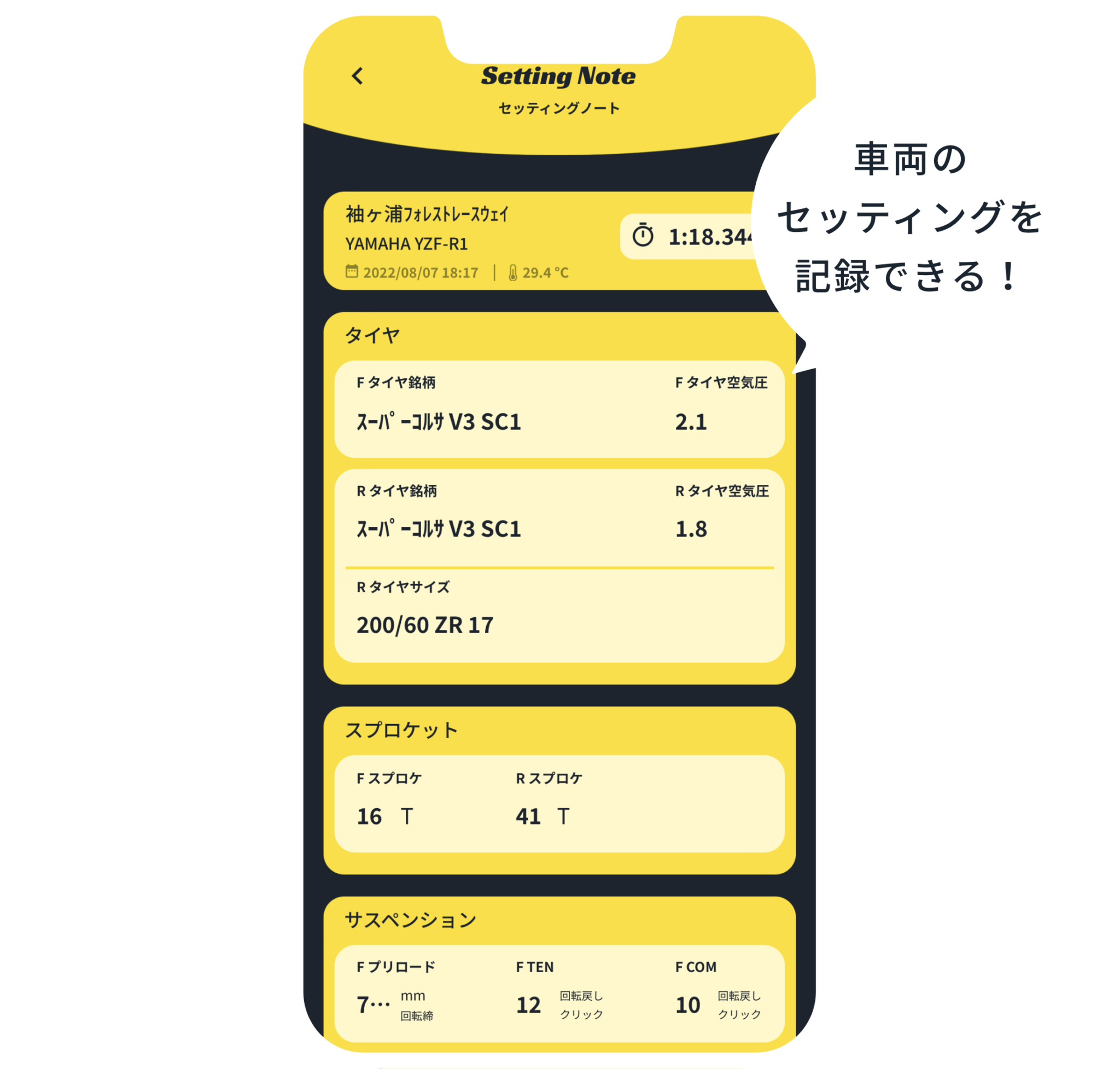 TRACKLife - サーキットがもっと楽しくなるアプリ